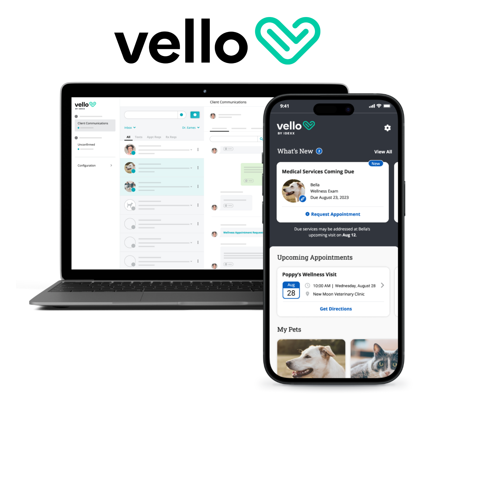Vello Client Engagement Platform Integration with Neo | IDEXX Veterinary Software